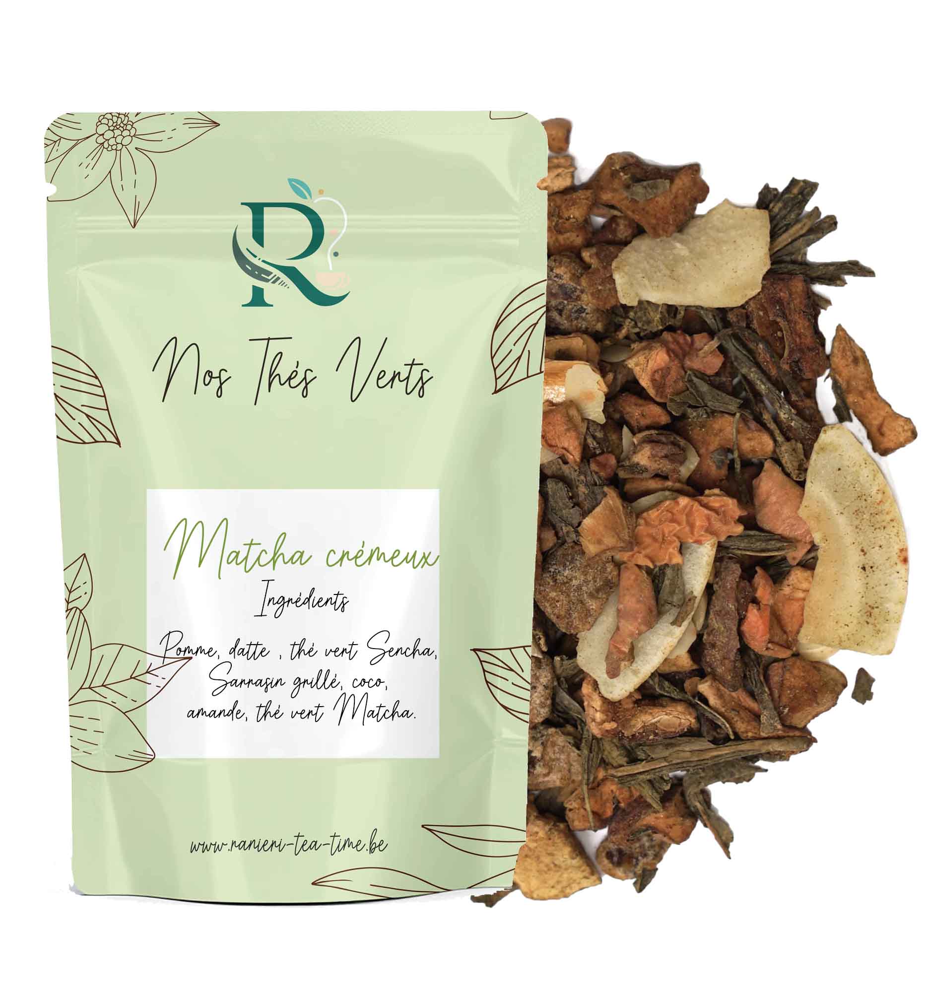 Thé vert infusion Matcha crémeux